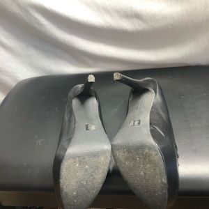 M.P.S. | Shoes | Mps Black Leather High Heels 75 Platform Mps | Poshmark